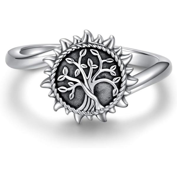 商品名925スターリングシルバー 骨つぼネックレス リングブレスレット 遺灰用 太陽の火葬 記念品 ペンダント 生命の木 遺灰ネックレス ジュエリー ロケット メモリアル Always in My Heart メモリーネックレス ギフト92...