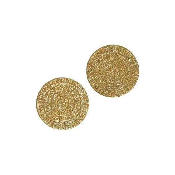 商品名ファイストス ディスク ノッソス イヤリング シルバー スターリング 925 ギリシャ ハンドメイド SPhaistos Disc Knossos Earrings Silver Sterling 925 Greek Handmade...