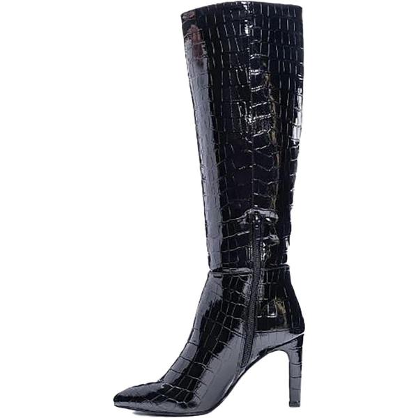 商品名中国洗濯エバンナ US サイズ: 10 カラー: ブラックChinese Laundry Womens Evanna Patent Tall Knee-High Boots Black 10 Medium (B,M)ブランド：Chin...