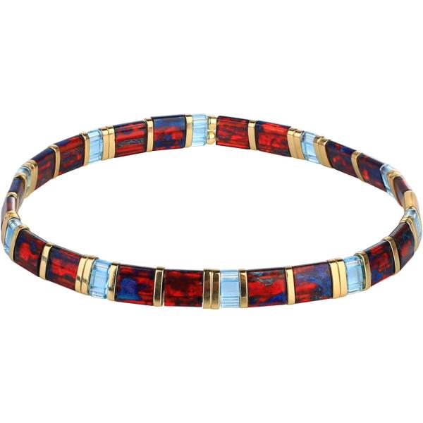 商品名KELITCH Tila Miyuki ビーズブレスレット カラフルなストランドストレッチブレスレット 友情ブレスレットKELITCH Tila Miyuki Beads Bracelets Colorful Strand Stret...