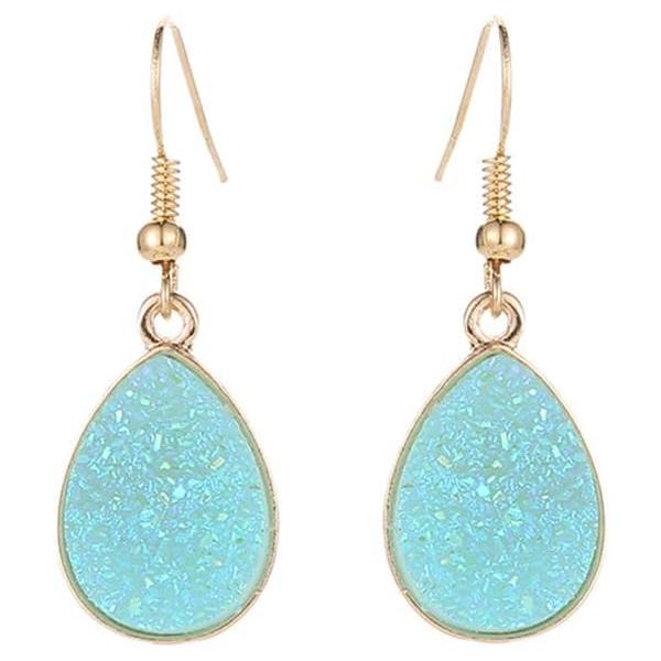 商品名shiYsRL Earrings Stud Crystal Pearl Earring Set, Fashion Women Water Drop Drusy Dangle Hook Earrings Unique Party Jew...