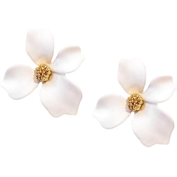 商品名shiYsRL Earrings Stud Crystal Pearl Earring Set, Fashion Girls Flower Ear Studs Women All-match Date Party Travel Ear...