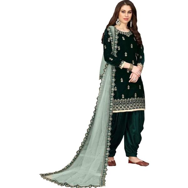 商品名:  Delightful Maroon Color Velvet Punjabi Patiala Suit Wedding Wear Designer Shalwar Kameez Dressブランド: We Designer商品サ...