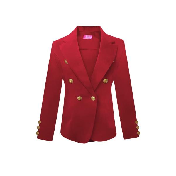 商品名:  Womens Double Breasted Blazer Long Sleeves Blazer Jackets for Women Gold Button Blazer Jackets for Women Blazers f...