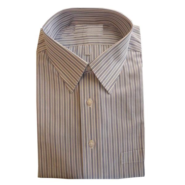 商品名:  Gold Label Roundtree &amp; Yorke Non-Iron Regular Point Collar Stripe Dress Shirt G16A0183 Blue Multi (17-34)ブランド:...