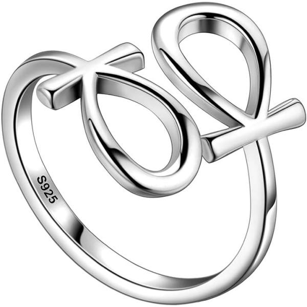 商品名エジプトアンク十字架ペンダントネックレス 調節可能なアンクリング キーオブライフ アンクイヤリング スターリングシルバー/ブラックメタル/18Kゴールドメッキ アンクジュエリー 保護のシンボル 女性や女の子への贈り物にAdjustab...