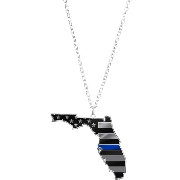 商品名Thin Blue Line USA Thin Blue Line State Necklace (Florida)ブランド：Thin Blue Line USA商品サイズ：重量：0 g商品番号：色：Blue素材：Metal