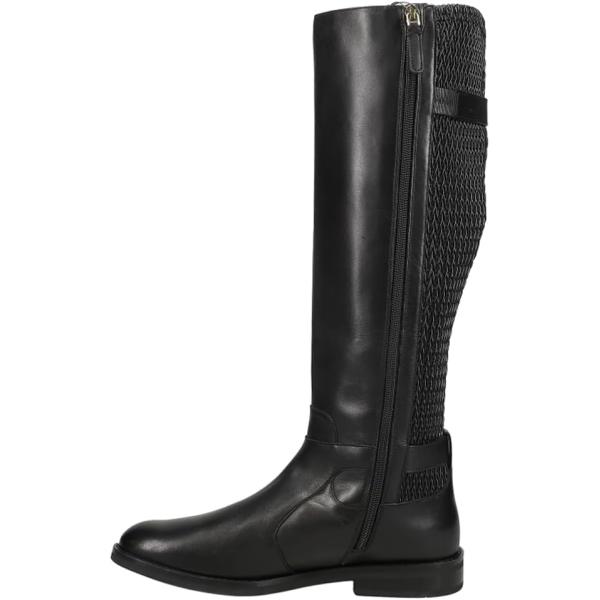 商品名Cole Haan Women's Chesley Water Resistant Boot Fashion, Black Leather/Quilted Stretch, 5ブランド：Cole Haan商品サイズ：5高さ：12.7 ...