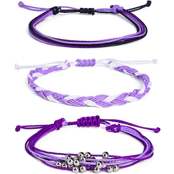 商品名caiyao ボヘミアンフレンドシップブレスレットセット ビーチ 防水 ストリング オーシャンサーファービーズジュエリー 調節可能な編組ロープストリング サボテンブレスレット ボーホー ストレッチ ハンドメイド 10代の女の子向け パ...