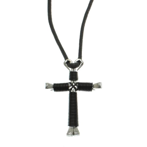 商品名Intercession 馬蹄 ネイルクロスネックレスIntercession Horseshoe necklace (Black)ブランド：Intercession商品サイズ：高さ：0.9 cm横幅：6.1 cm奥行：9.3 cm重...