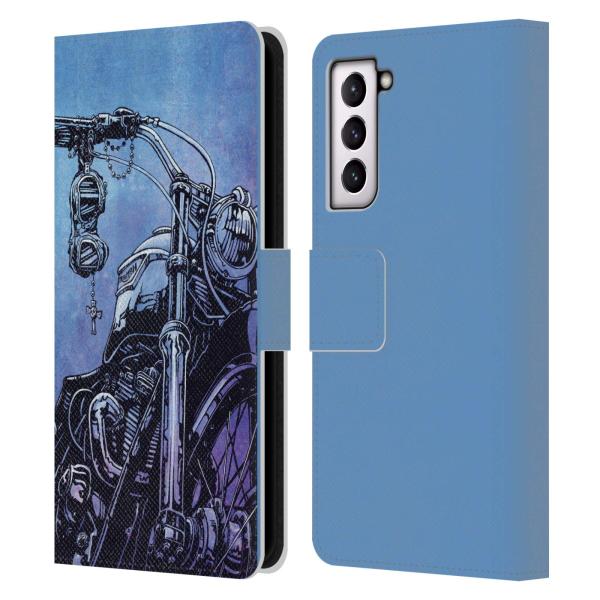 商品名:  Head Case Designs Officially Licensed David Lozeau Motorcycle Skeleton Grunge Leather Book Wallet Case Cover Compa...
