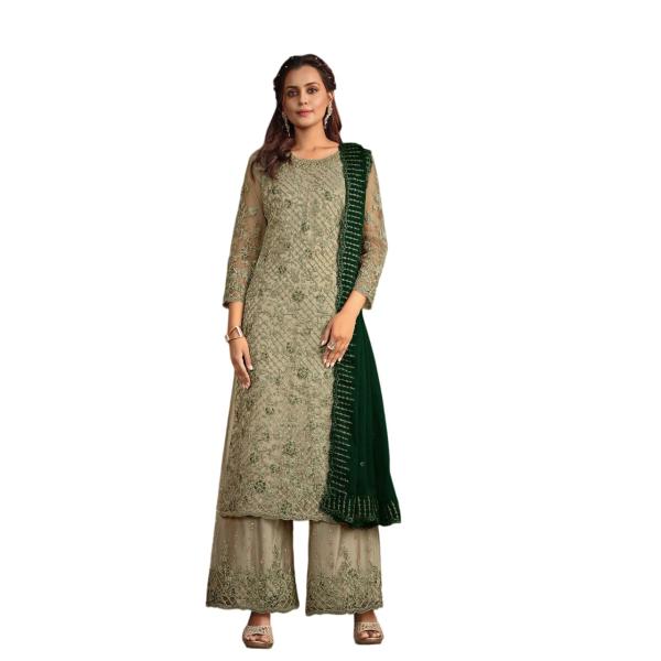 商品名:  Henith Collection Ready To Wear Pakistani Ethnic Wear Designer Pant Style Straight Salwar Kameez Salwar Suit For W...