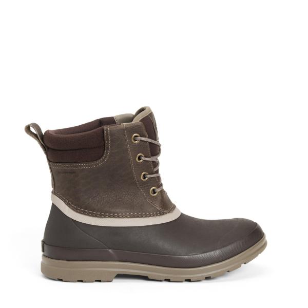 商品名: [Muck Boots] (マックブーツ) メンズ Originals Duck レースアップ レザー ウエリントンブーツ 長靴 レインブーツ (32cm) (トープ/ダークブラウン) MUCK BOOT COMPANY Men'...