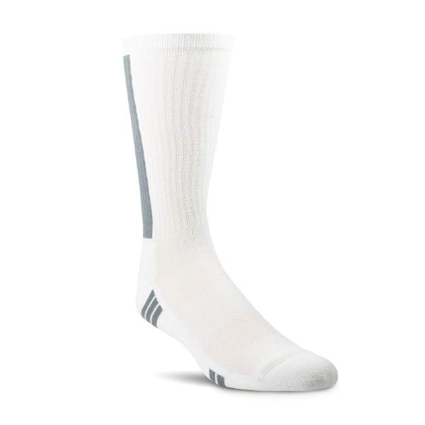 商品名:  ARIAT 2351 Men's Breathable Temperature Regulating Venttek Mid Calf Performance Socks, 2-Pair Pack, White, Lブランド: ...