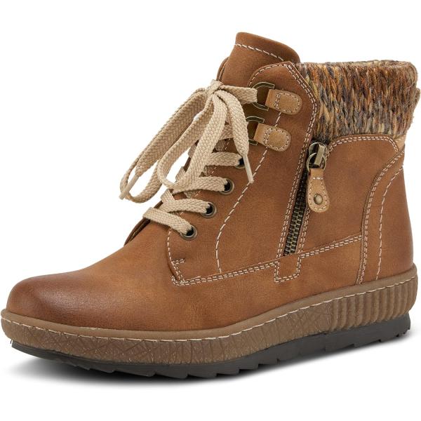 商品名Spring Step レディース Karleneスニーカー, ミディアムブラウン, 24.5Spring Step Women's Karlene Bootie Medium Brown EU 39 / US 8.5ブランド：Spr...