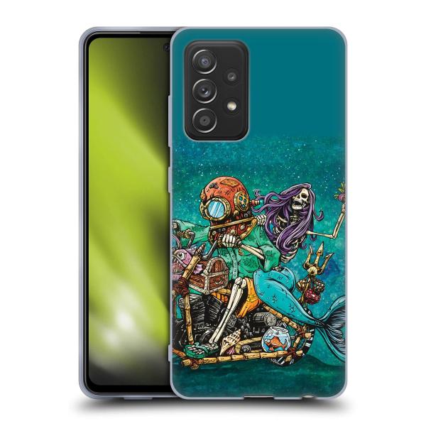 商品名:  Head Case Designs Officially Licensed David Lozeau Mermaid and Driver Motorcycle Colourful Art Soft Gel Case Compa...