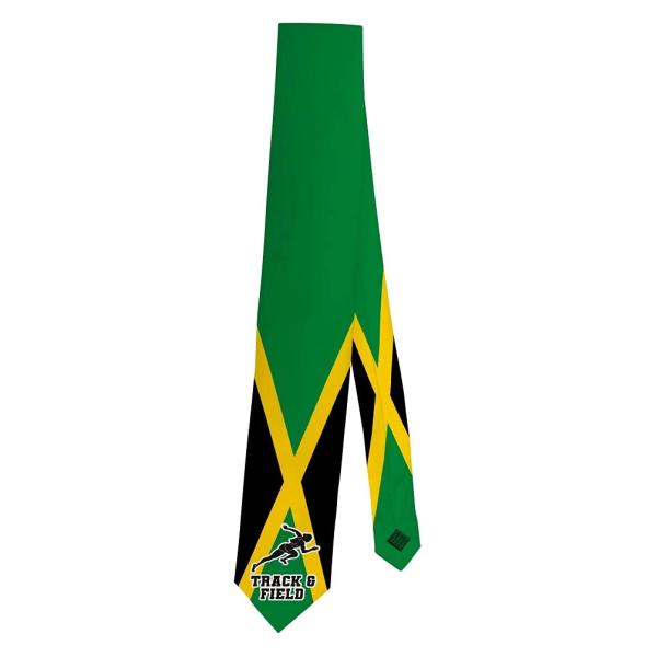 商品名: Jamaica Sports 陸上ネクタイ, マルチカラー, One Size ThisWear Jamaican Pride Summer Games Gifts Jamaica Sports Track and Field N...