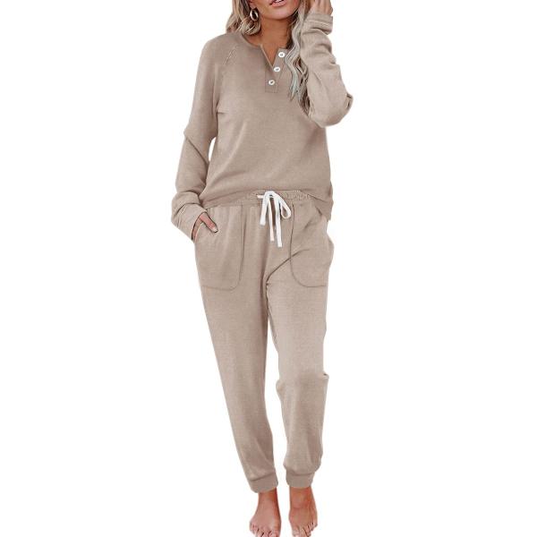 商品名:  Jogging Suits for Women Two Piece Outfits Pants Set, Womens Loungewear Set Beige XLブランド: WIHOLL商品サイズ: X-Large高さ: 3...