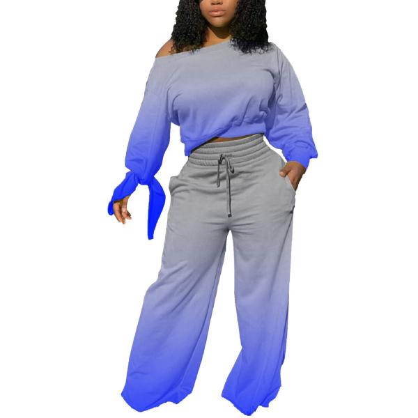 商品名:  Yiershu Women's Casual Sweatsuit 2 Piece Set Long Sleeve Pullover and Drawstring Sweatpants Sport Outfits Sets Wit...