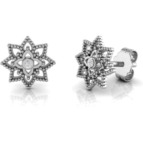 商品名TURQ N TAUPE 925スターリングシルバー イヤリング レディース 低刺激性 シルバー ドロップイヤリング ボーホー トライバル フィリグリー ダングルイヤリング 毎日着用ジュエリー レディースとガールズ, 9.10 X 2...