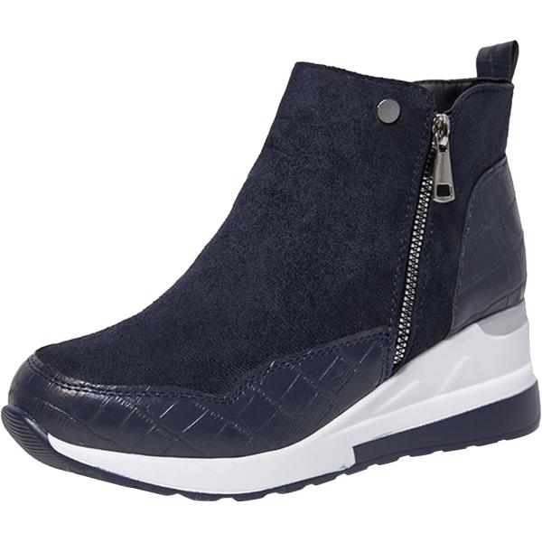 商品名Platform Boots For Women Ladies Fashion Punk Open Toe Chunky Block High Heels Ankle Booties Leather Peep Toe Wedge Dr...