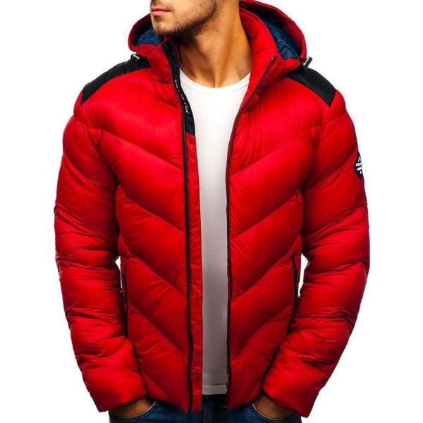 商品名:  HGOOGY Fall Winter Down Coats for Mens Casual Hooded Thick Puffer Jackets Zip Up Warm Parkas Coats Outdoor Outerwe...