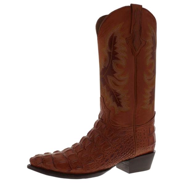 商品名:  El Presidente Mens Western Cowboy Boots Cognac Leather Alligator Back Pattern J Toe 10.5 D(M) USブランド: El President...