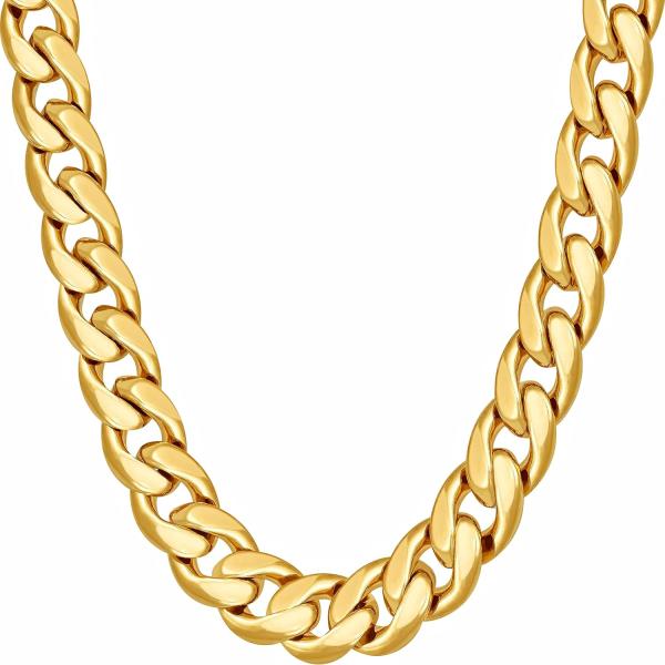 商品名LIFETIME JEWELRY Miami Open Cuban Link Chain Necklaces 24k Real Gold Plated (16 inches)ブランド：LIFETIME JEWELRY商品サイズ：16 ...