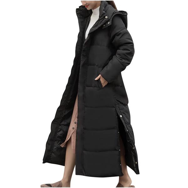商品名:  BingYELH Women's Stylish Long Hooded Down Jacket Thickened Winter Coat Long Puffer Maxi Down Parka Full-Zip Warm J...