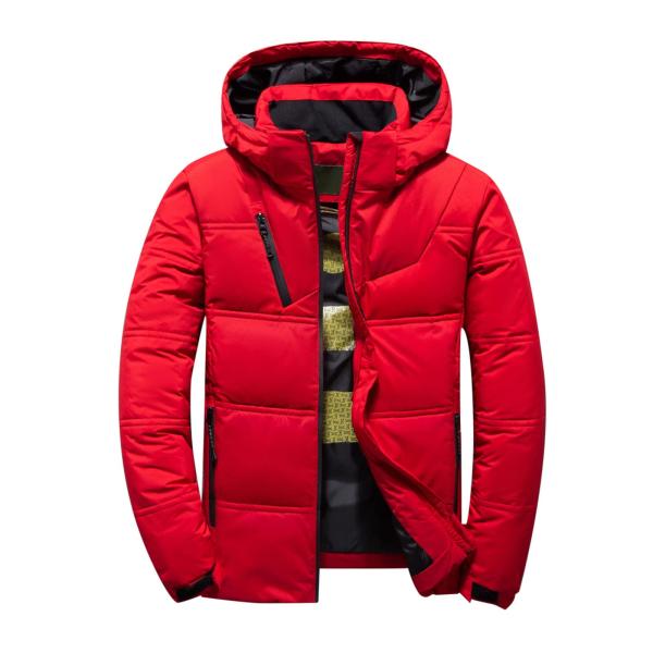 商品名:  BADHUB Mens Winter Warm Soft Hooded Jackets Solid Casual Thicken Hooded Zipper Turndown Multi-Pocket Jacket Coats ...