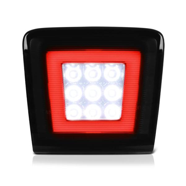 商品名: VIPMOTOZ シーケンシャルスイッチバック LED リアフォグ+リバース+ブレーキライト+リフレクター 2009-2020 日産Z34 370Z フェアレディZ スモークティンテッドレンズ ブラックハウジング VIPMOTOZ...