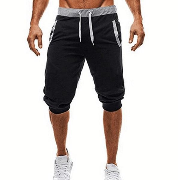 商品名:  Lxgwqf Men's Shorts Bermuda Jogging with Pockets Sports Casual Drawstring Knee Length Workout Short Pants Exercise...
