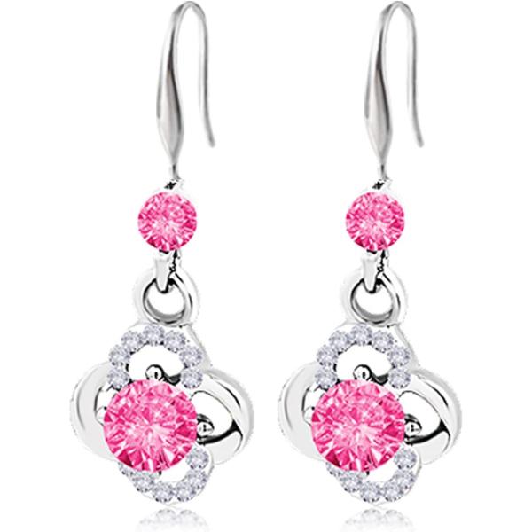 商品名キュービックジルコニア イヤリング スタッド ティーンガールズ ファッションイヤリング レディース ダングルイヤリング トレンディ バレンタインギフト, 銅, その他choice of all Cubic Zirconia Earri...