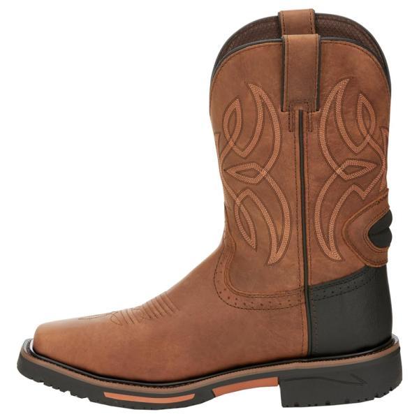 商品名:  Justin Men's Dallen Waterproof Western Work Boot Nano Composite Toe Brown 12 D(M) USブランド: Justin商品サイズ: 12高さ: 43.20...