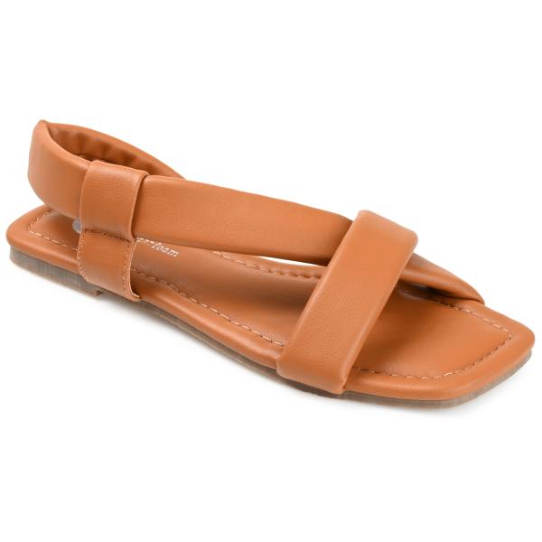 商品名:  Journee Collection Womens Jaymie Tru Comfort Foam Multi Strap Low Block Heel Sandals Mocha 6 Medium WOMENS USブランド:...
