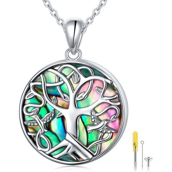 商品名遺灰用ジュエリー スターリングシルバー 遺灰用骨壺ネックレス レディース メンズ Cherish Memories Jewelry 大切な人を近くに置いておく Always in My Heart 記念品ネックレス, スターリングシル...