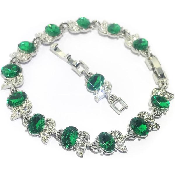 商品名レディース カラフル レプリカ テニス リーフ ラインストーン ブレスレット ジュエリー ティーン ガールズ トレンディ レインボー ステンレス ラインストーン ブラレット セット カップル 調整可能 カラー キュービックジルコニア ...