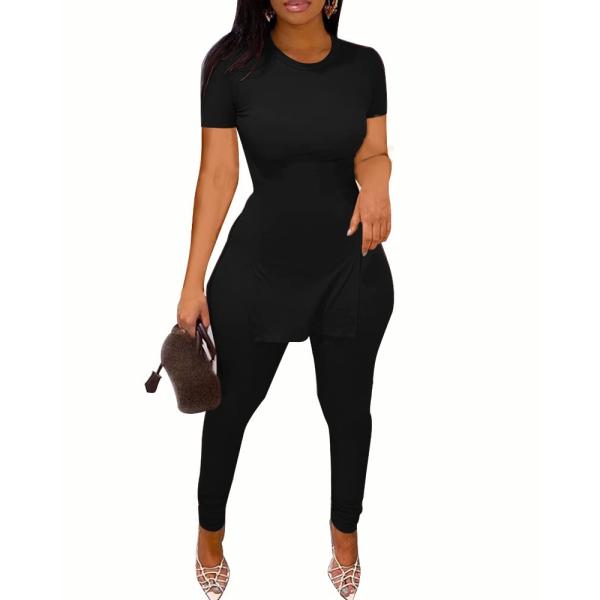 商品名:  Mrskoala Womens Two Piece Outfits Fall Sets Sweatsuits Loungewear Workout Matching Tracksuit Black XXLブランド: Mrskoa...