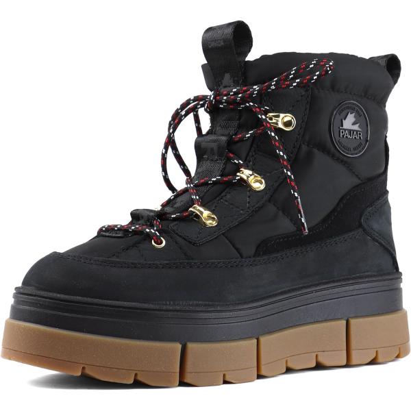 商品名PAJAR Canada HELICON women's ice-gripper snow boots BLACK 7 USブランド：PAJAR商品サイズ：7高さ：11.9 cm横幅：34.5 cm奥行：34.8 cm重量：6214 ...