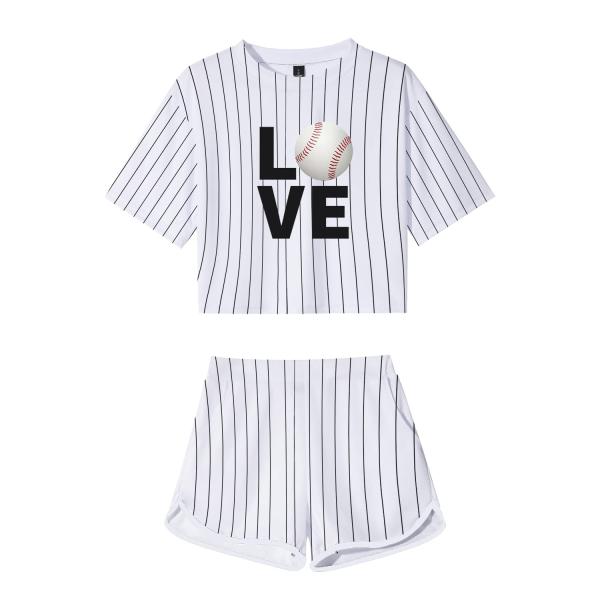 商品名:  Womens Casual Tracksuits Two Piece Short Sleeve Outfits Sets Jogging Suits Cheerleader Gifts Volleyball Football F...