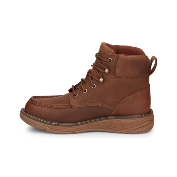 商品名:  Justin Men's Rush Waterproof 6" Lace-Up Nano Non-Comp Wedge Work Boot Moc Brown 10.5 EE USブランド: Justin商品サイズ: 10.5 ...