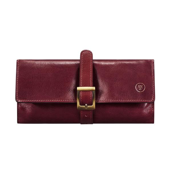 商品名:  Maxwell Scott | Womens Luxury Leather Jewellery Roll | The Melfi | Handmade In Italy | Wine Redブランド: Maxwell Scott...