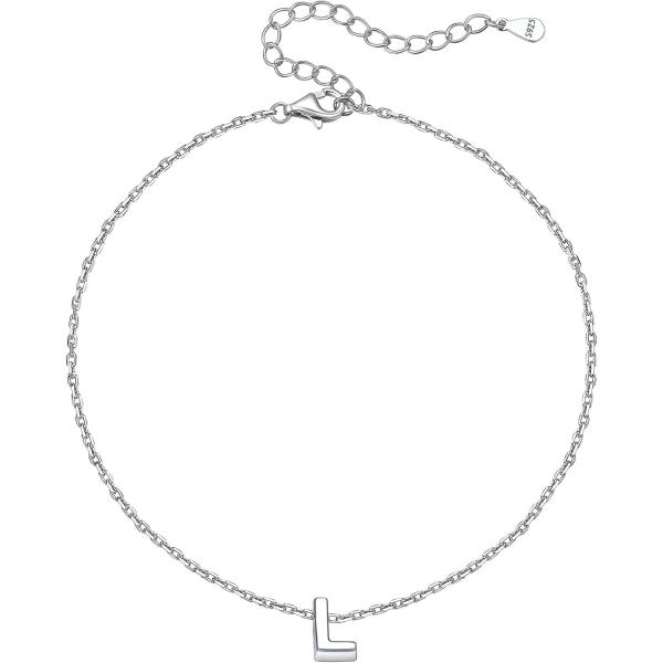 商品名ChicSilver イニシャルブレスレット レディース 925スターリングシルバー 文字 イニシャルブレスレット 上品 パーソナライズ 26アルファベット ジュエリー ギフト 誕生日 記念日 結婚式, スターリングシルバー, キュー...