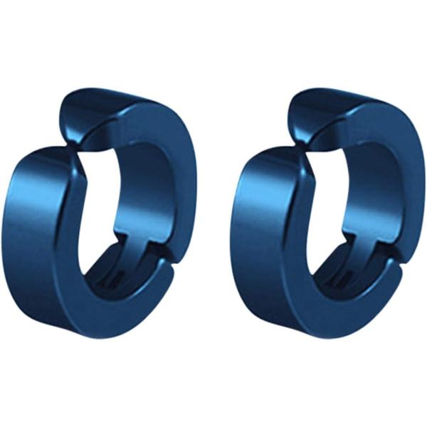 商品名Men Women Titanium Steel Round Small Non Piercing Ear Clip Jewelry Clip on Earrings for Women Titanium Steel Stud Ear...