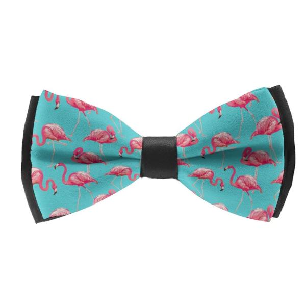 商品名:  AMRANDOM Men's Pre Tied Bow Ties for Wedding Party Fancy Adjustable Bowties Formal Suit Accessories, Pink Flamingo...