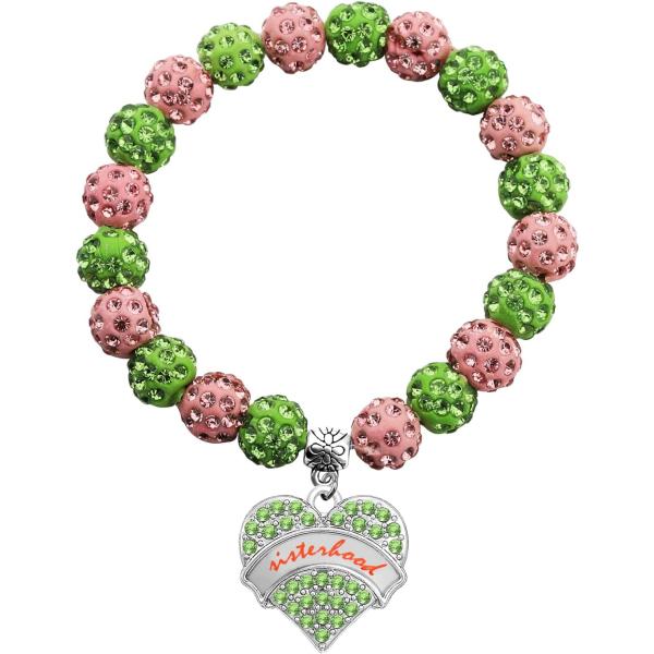 商品名MYOSPARK ギリシャ ソロリティギフト メープルリーフブレスレット ソロリティ パラファーナリア 卒業ギフト ソロリティー ソロリティー 姉妹, ステンレス鋼, なしMYOSPARK Greek Sorority Gift Si...