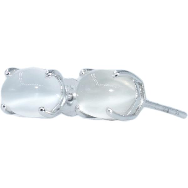 商品名Earring for girls Moonstone Gemstone 5x7 mm stud for woman sterling silver JEWELRY TEMPLEブランド：Generic商品サイズ：5x7 mm商品番号...