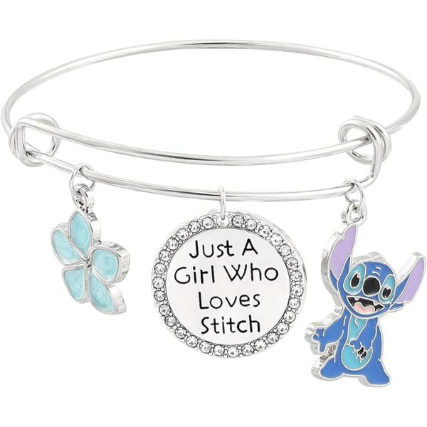 商品名Ohana Means Family ステッチキーチェーン - ステッチキーチェーン ギフト Ohana ジュエリー レディース ボーイズ ガールズ スティッチラバー, スティッチブレスレット - 女の子 ラブステッチ, Medium...