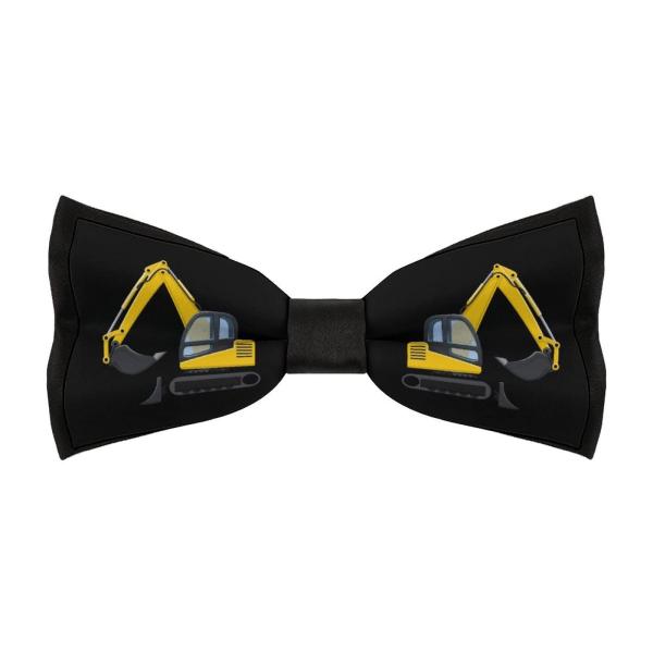 商品名:  WEEDKEYCAT Excavator Cartoon Funny Men's Pretied Bow Tie Adjustable Bowties Necktie for Wedding Partyブランド: WEEDKEY...