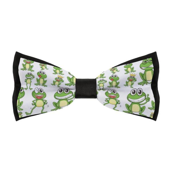 商品名:  WEEDKEYCAT Funny Green Frogs Funny Men's Pretied Bow Tie Adjustable Bowties Necktie for Wedding Partyブランド: WEEDKEY...